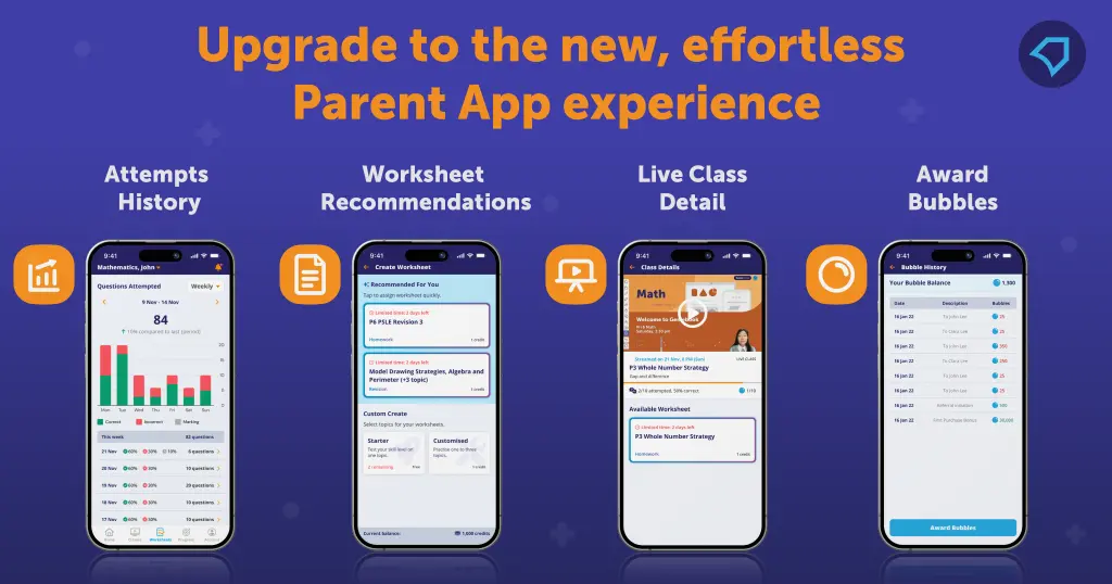Monitor your child's learning with the Parent App update